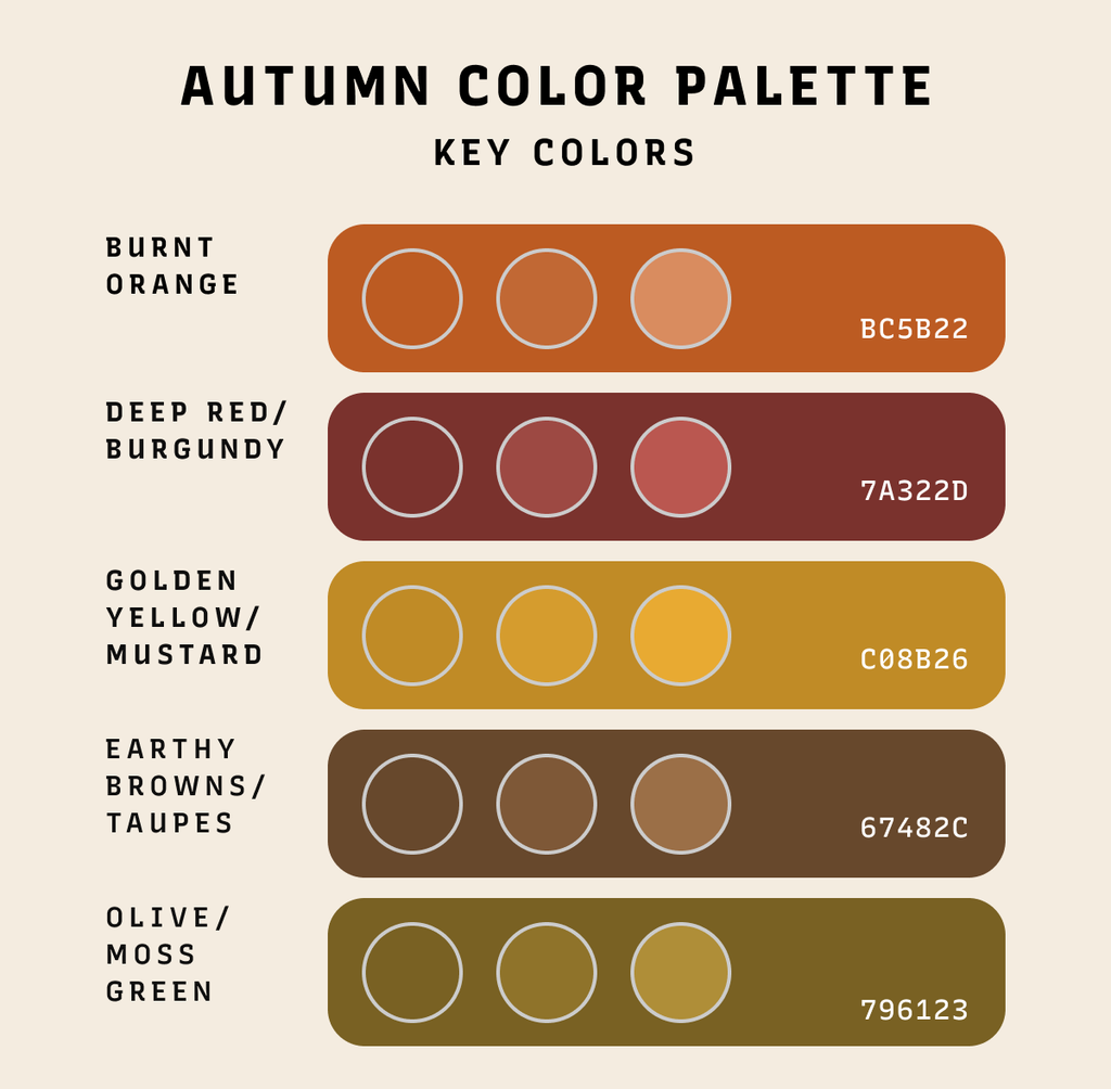 Crafting Your Perfect Autumn Color Palette - Typogram Blog