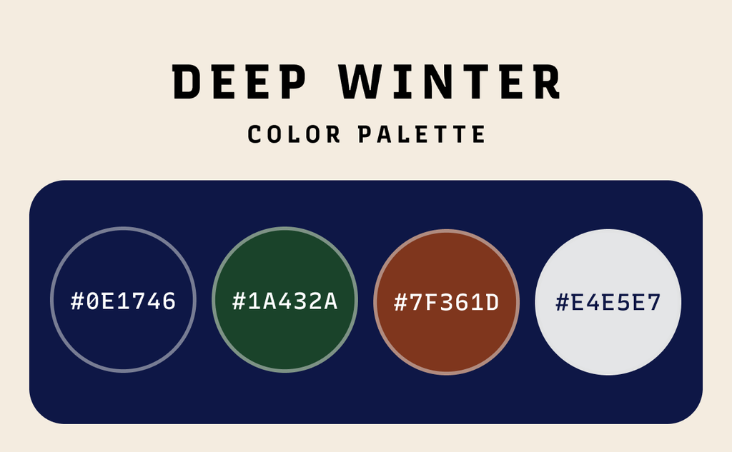 Winter Color Palette in Design: A Guide to Cool and Elegant Inspiration ...