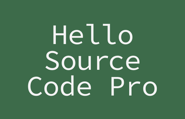 Reviewing Source Code Pro: A Many-Sided Coding Font - FontDiscovery