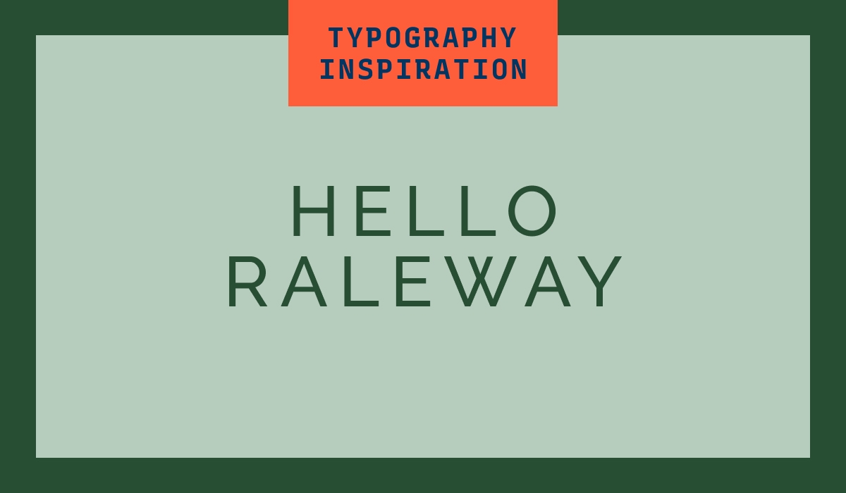 How to Use Raleway: An Elegant and Graceful E-commerce Font - FontDiscovery