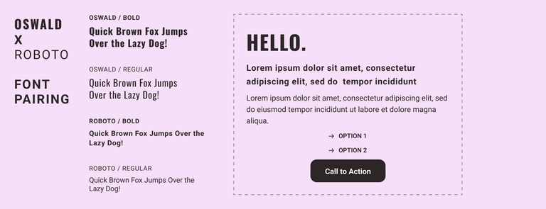 How to Use Oswald With Design Examples - FontDiscovery