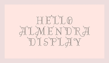 How to Use Almendra Display: A Gothic Calligraphy Typeface Packed with ...