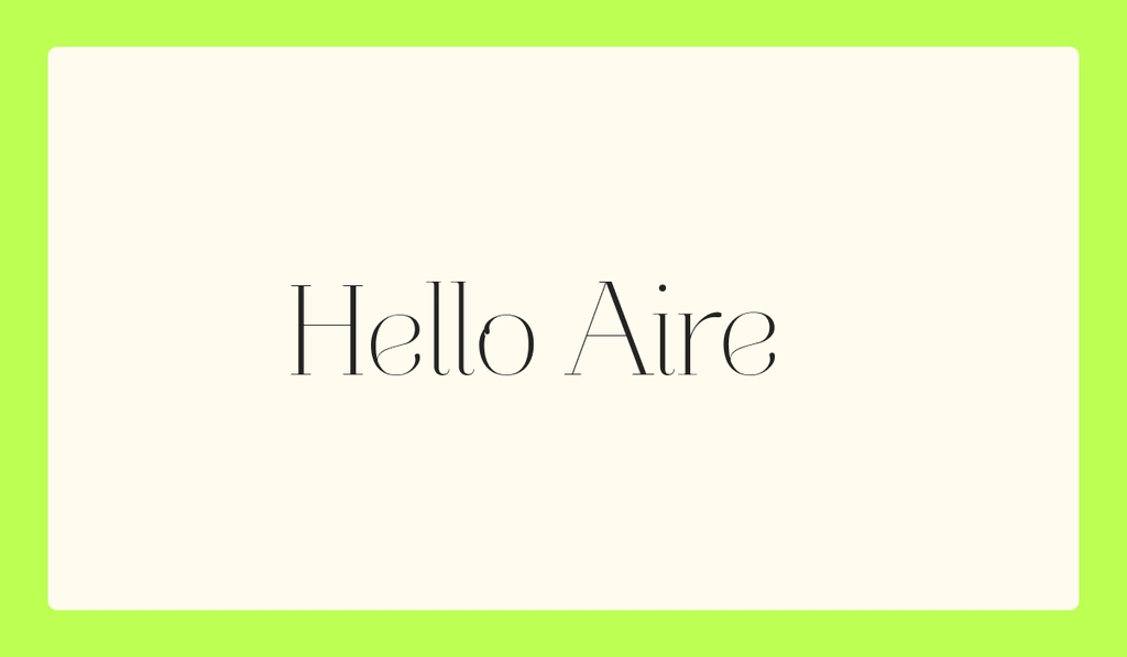 Reviewing Aire: A Whimsical Modern Serif with Effortless Elegance ...