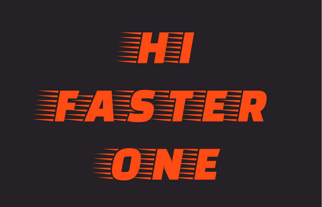Reviewing Faster One: A Visual Font For Creative Marketing - FontDiscovery