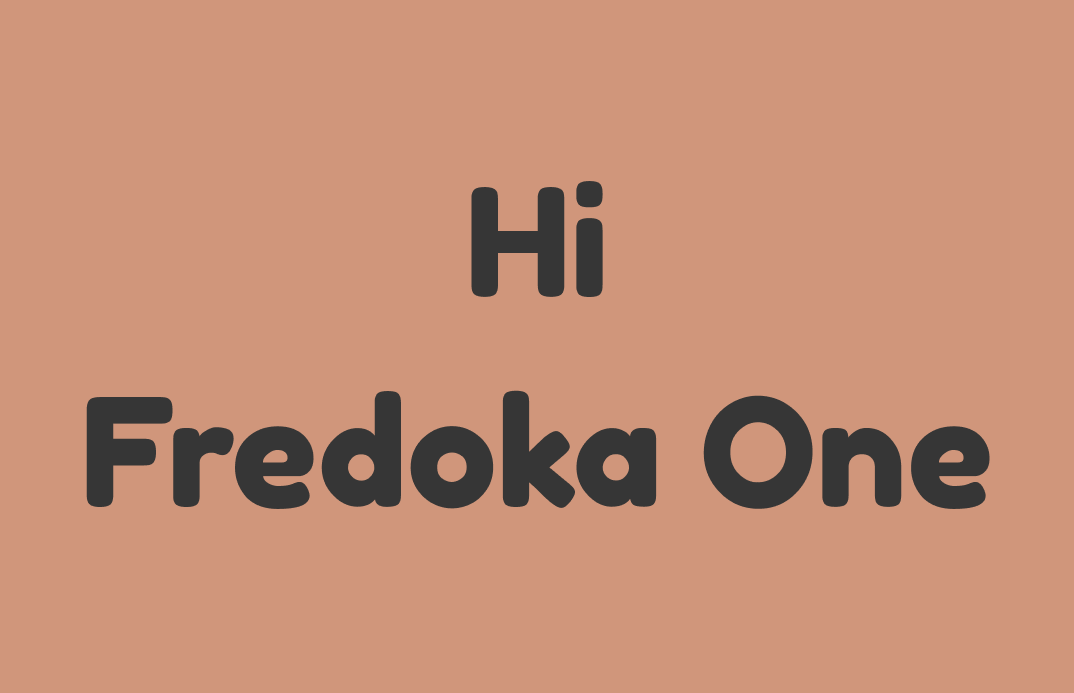 Reviewing Fredoka One: Round Sans Serif With a Friendly Tone ...