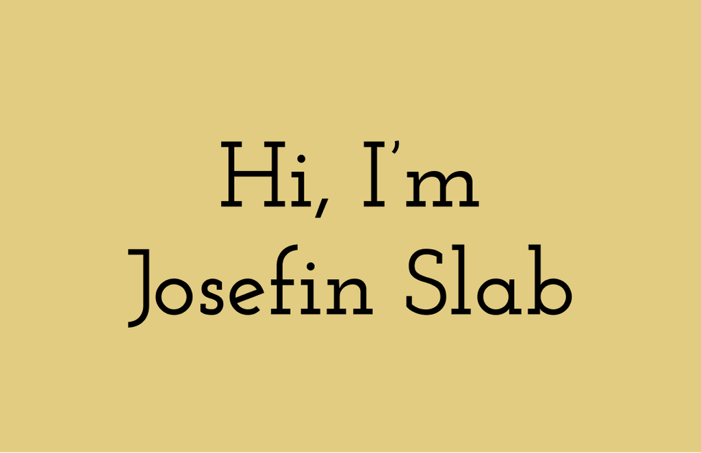 How to Use Josefin Slab: A Graceful Slab Serif Font For Your Branding ...